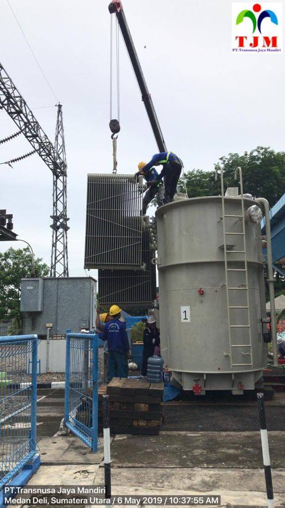 Pemindahan Trafo GI PT. PLN dari Dumai ke Mabar Medan - PT. Transnusa ...