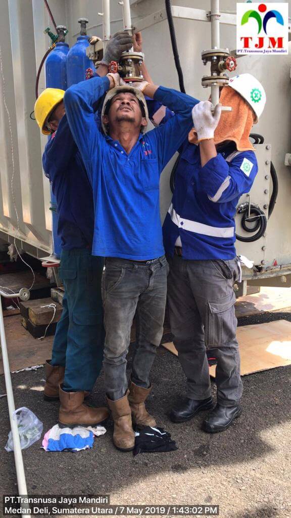 Pemindahan Trafo GI PT. PLN dari Dumai ke Mabar Medan - PT. Transnusa ...